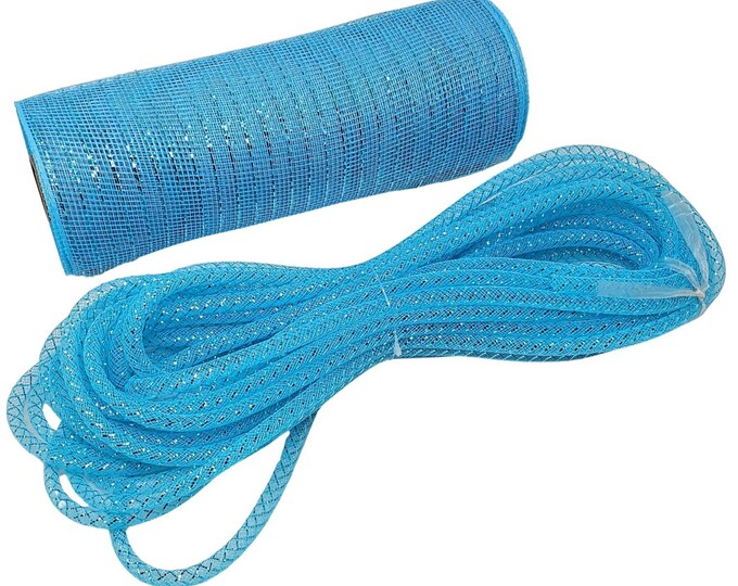 One Roll 25 Yards Solid Mesh Tube Wreath Making Supplies, 8mm Mesh ...