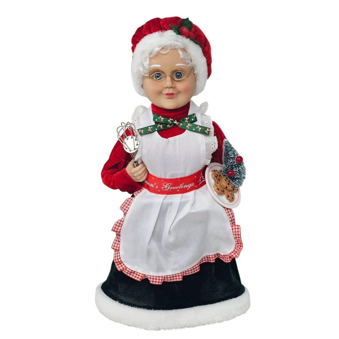 Mrs Claus Cookie Baker Standing Upright 18" Santa Christmas Table ...
