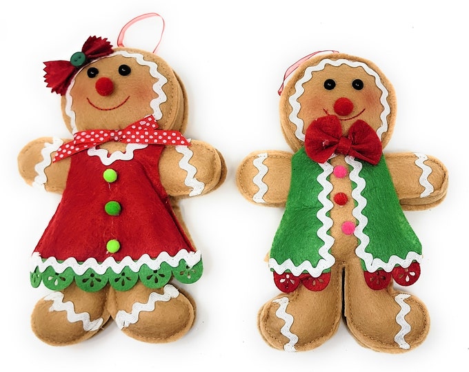 Stuffed Gingerbread 8 Boy and Girl Wall Party Decor - Etsy