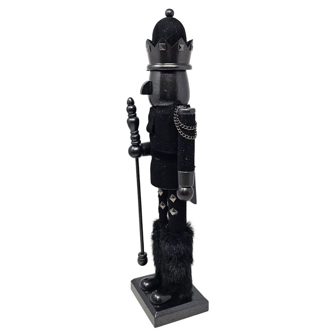 Total Black Gothic Goth Soldier 16" Wood Nutcracker - Personalized ...