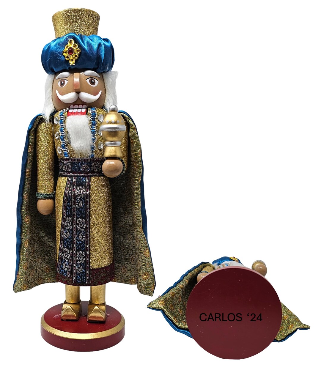 Wise Man Christmas Wisemen Nativity Wood 14" Nutcracker - Personalized ...