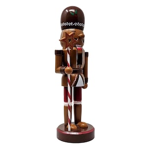 Gingerbread Man With Peppermint Star Staff 8" Christmas Nutcracker ...