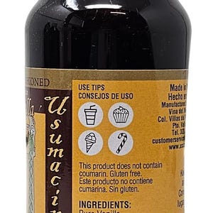 Usumacinta Mexican Vanilla Pure Natural Amber Extract, 8.4 Ounces ...