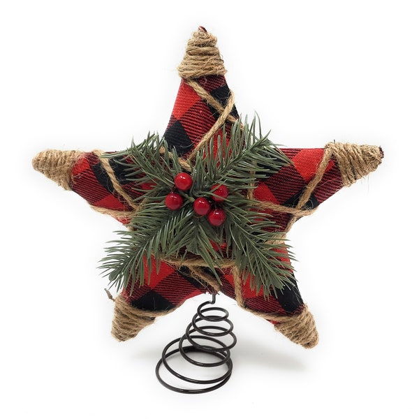 Rustic Tree Topper - Etsy