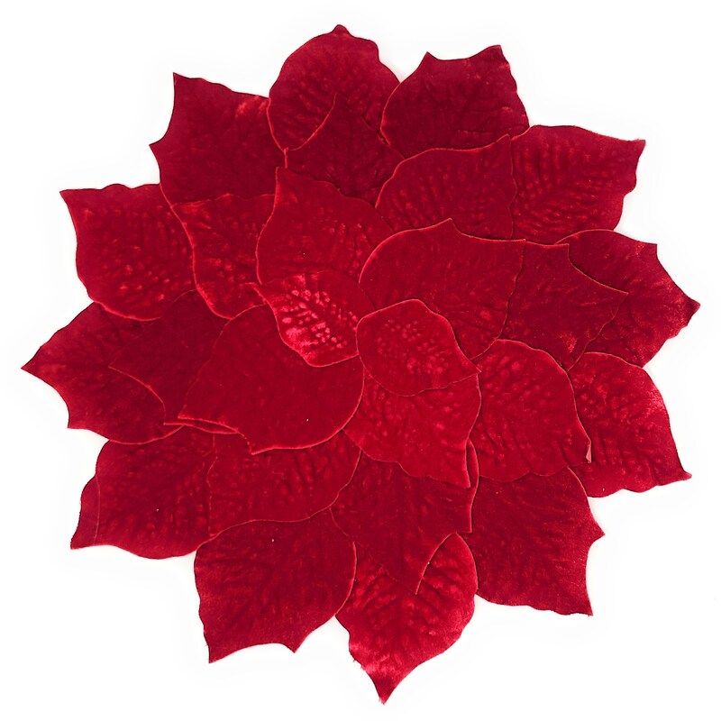 Red and Gold Round Placemat - Etsy