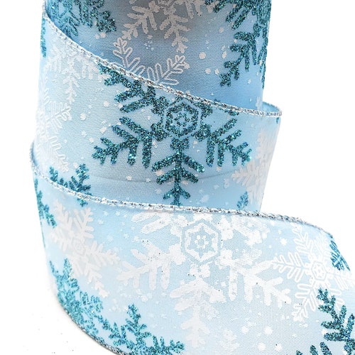 Grey Red Heart Valentine's Day Wired Ribbon Grey Red Dot | Etsy