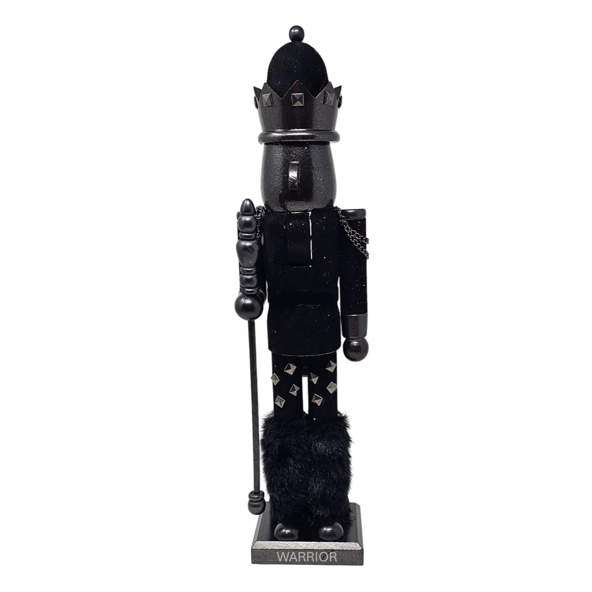 Total Black Gothic Goth Soldier 16" Wood Nutcracker - Personalized ...