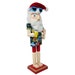 Surfing Santa Ice Cold Beverage Beach Wood 14" Nutcracker ...