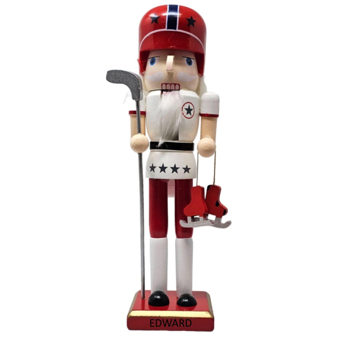 Ice Hockey Player 10" Christmas Nutcracker - Personalized Gift - Etsy