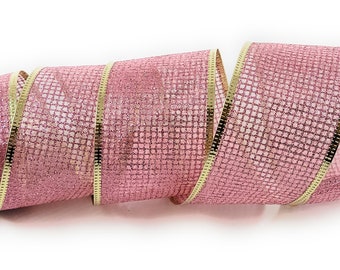 Rose Gold Sheer Fabric - Etsy