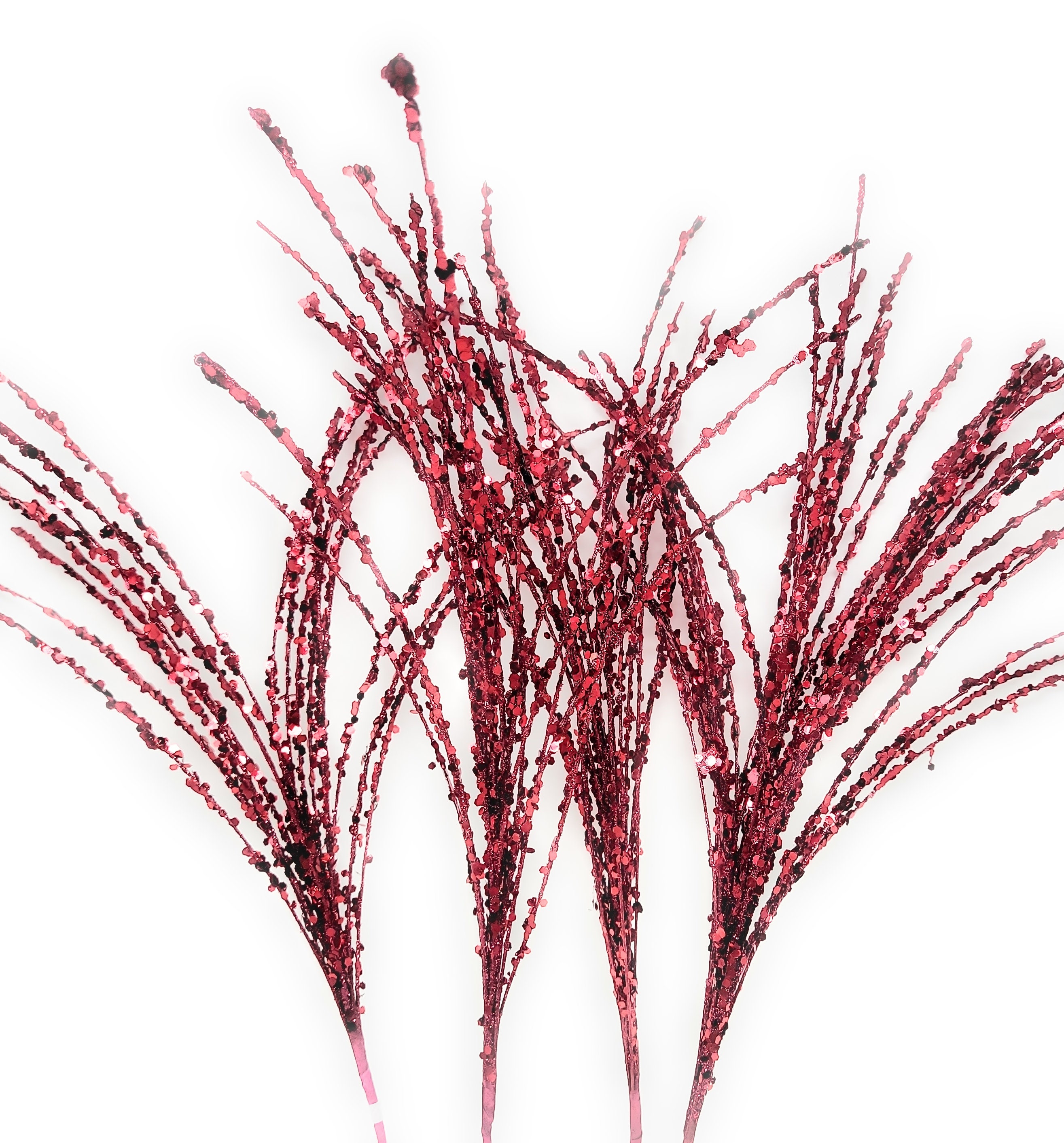 Sparkling Red Picks Wreath Attachments Vase Decorations - Etsy