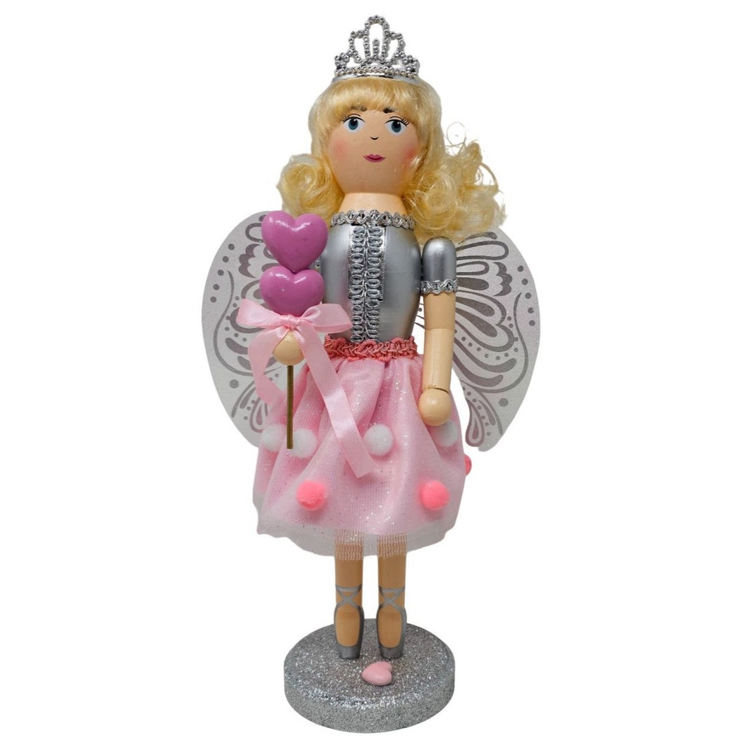 Pink Heart Princess 14" Wood Nutcracker - Personalized Gift - Etsy