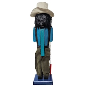 Fisherman Fishing Pole Fish 14" Wood Nutcracker - Personalized ...