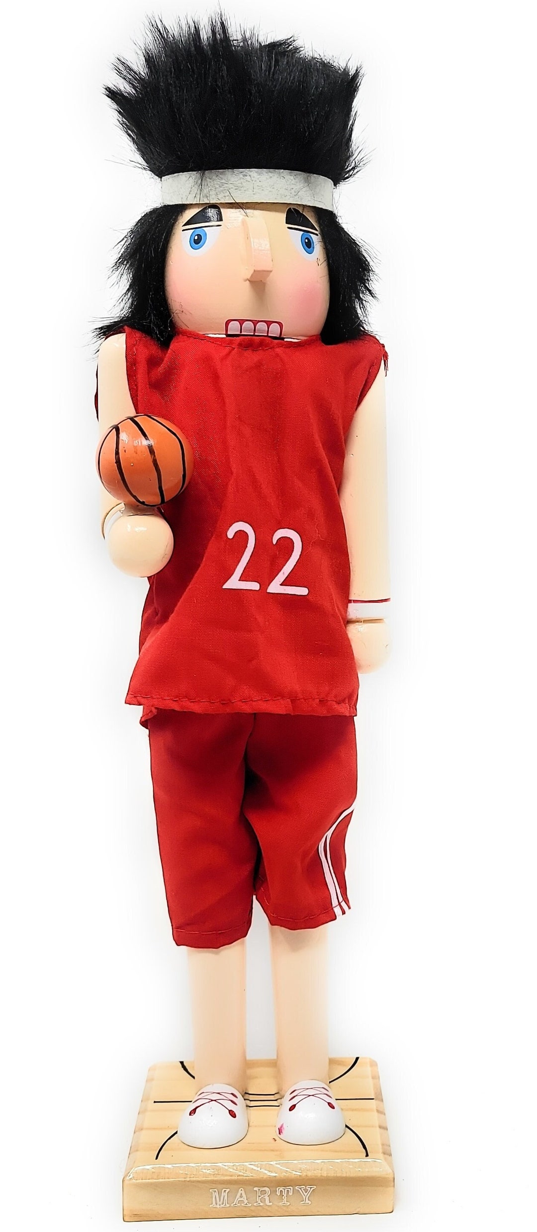 Basketball 15 Nutcracker Wood Sports Player School Personalized - Etsy