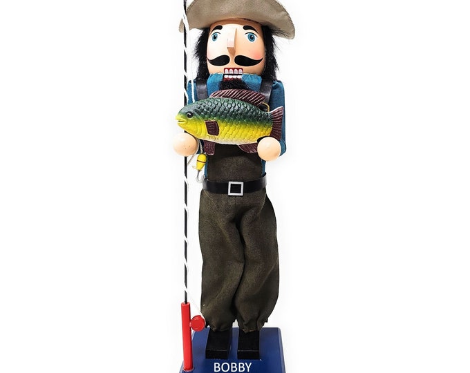 Fisherman Hand Painted Nutcracker - Etsy