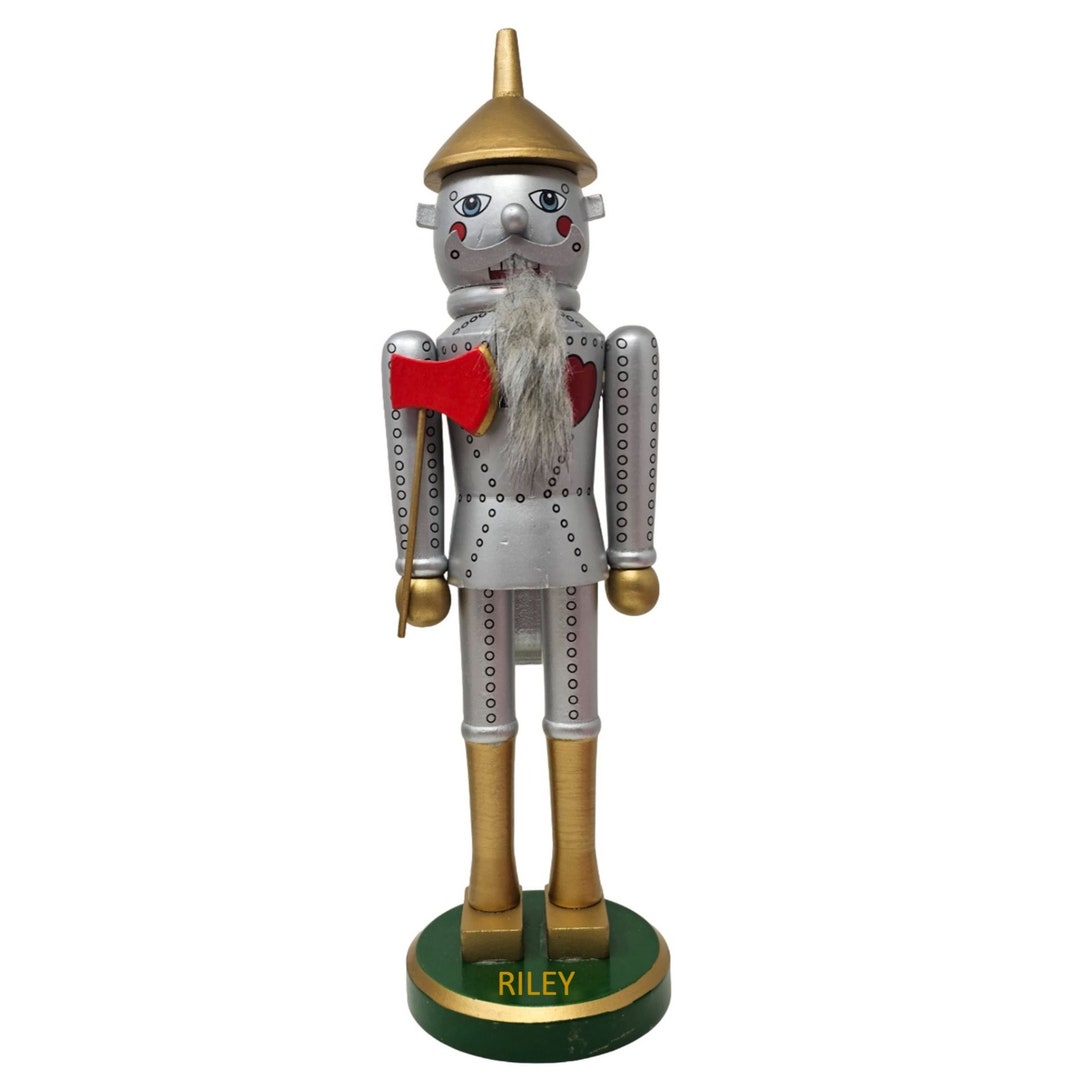 Tin Man 14" Wood Nutcracker - Personalized Christmas Gift - Etsy