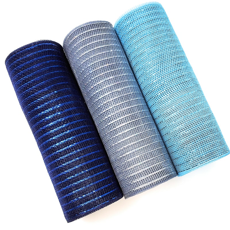 Silver Deco Mesh - Etsy