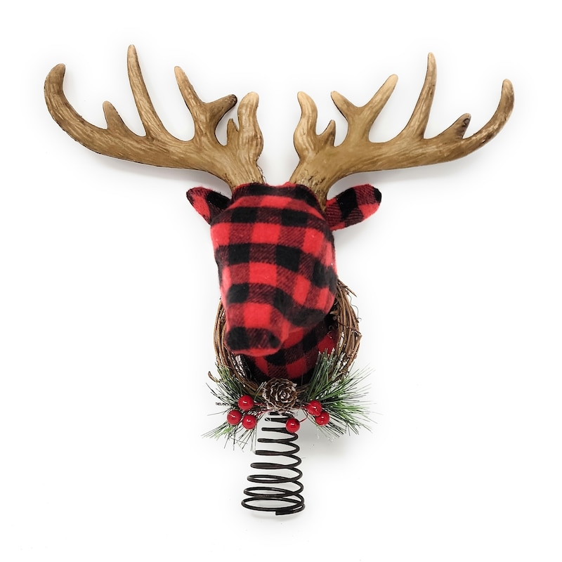 Plaid Deer - Etsy