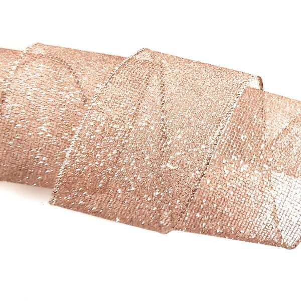 Rose Gold Ribbon - Etsy