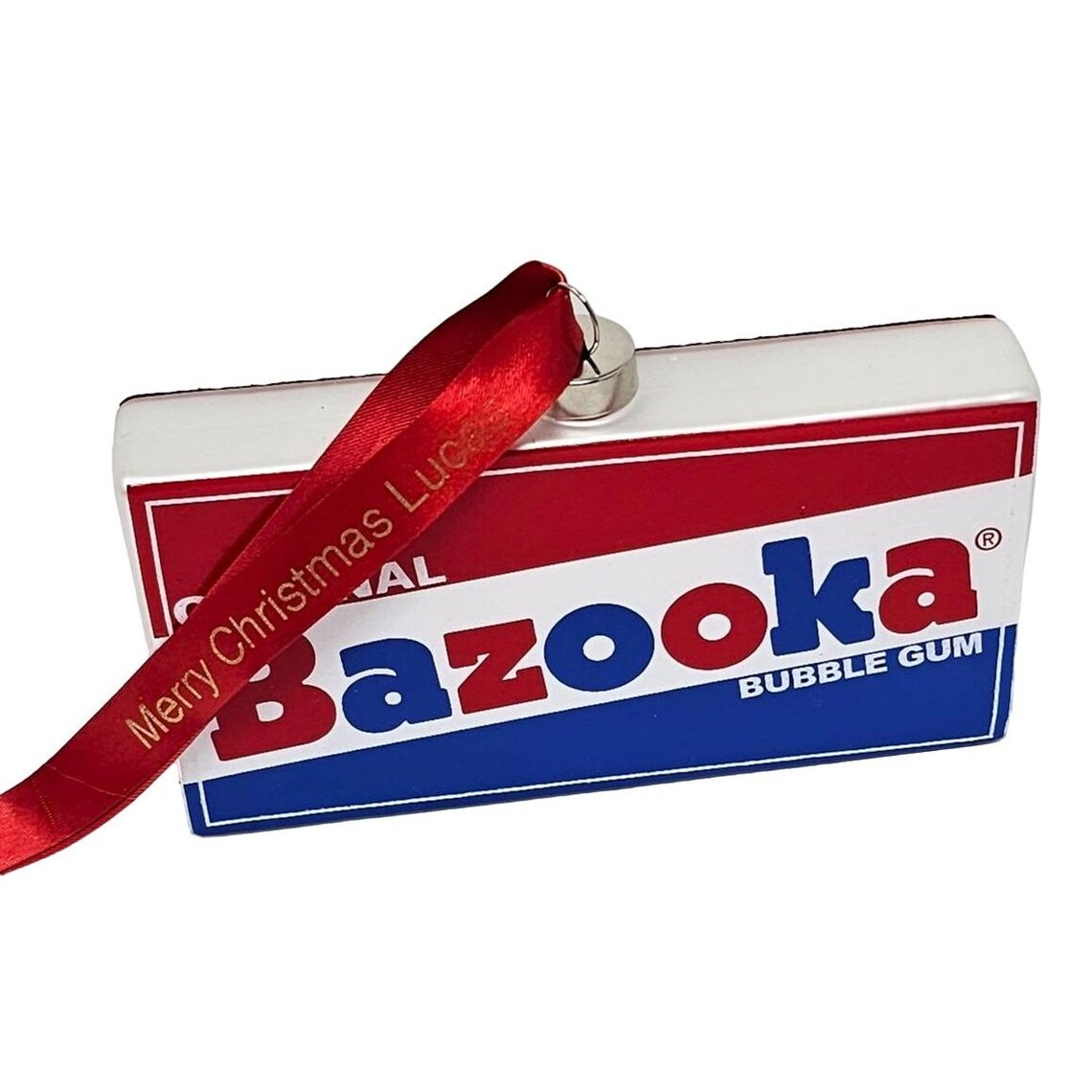 Original Bazooka Bubble Gum Cartoon Glass Christmas Ornament ...