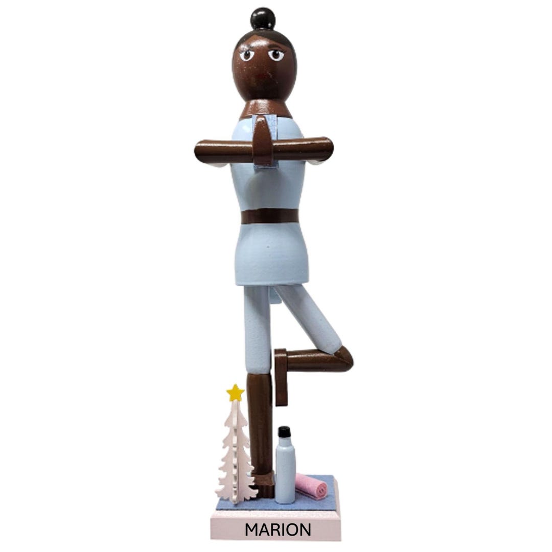Ethnic Yoga Workout Exercise Pose 14" Christmas Nutcracker ...