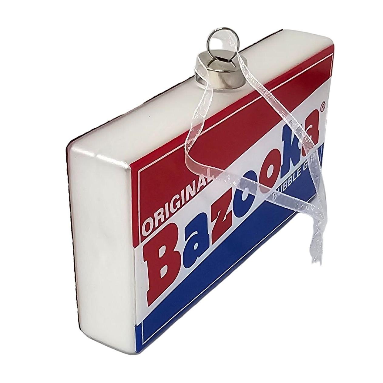 Original Bazooka Bubble Gum Cartoon Glass Christmas Ornament ...