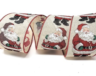Santa Claus Ribbon | Etsy