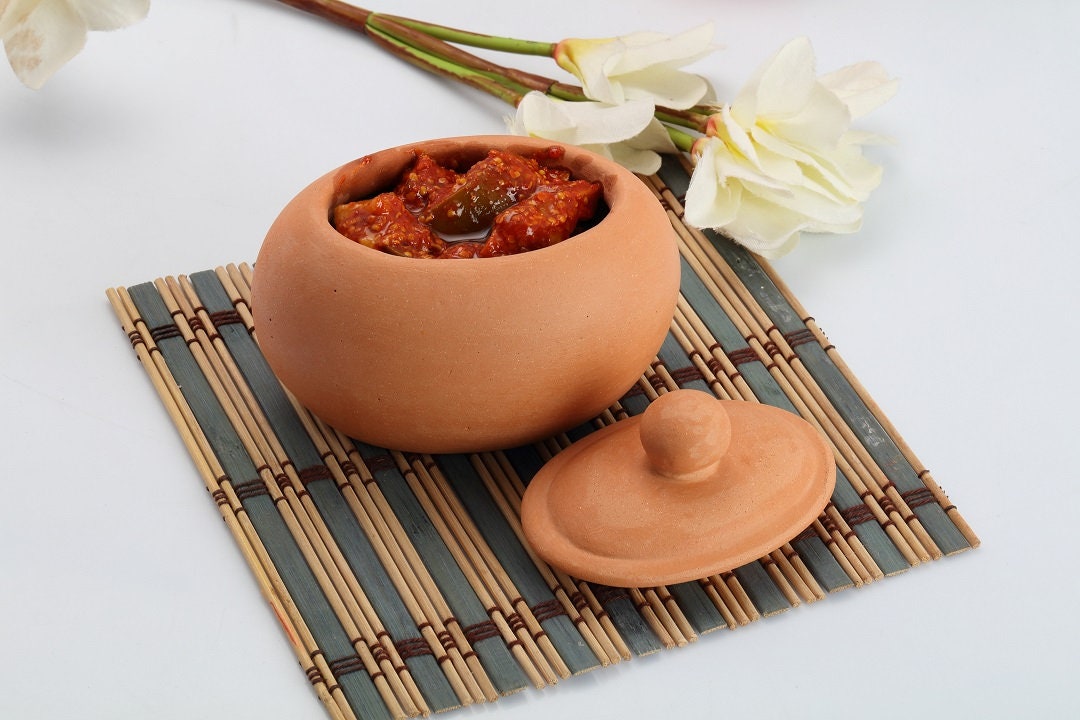 Terracotta Oval Shape Pickle Jar - Etsy