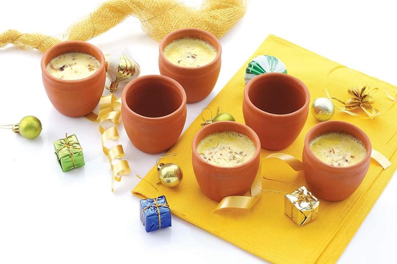 Terracotta Tea Kullad Big Set of 4 - Etsy