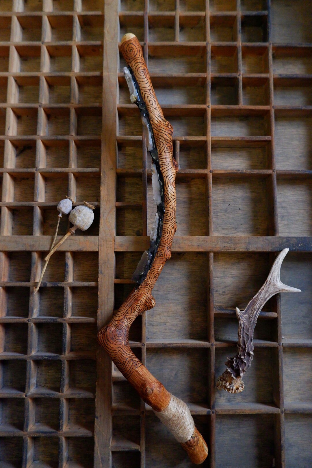 Handmade Neolithic Sickle - Olive Wood - Etsy