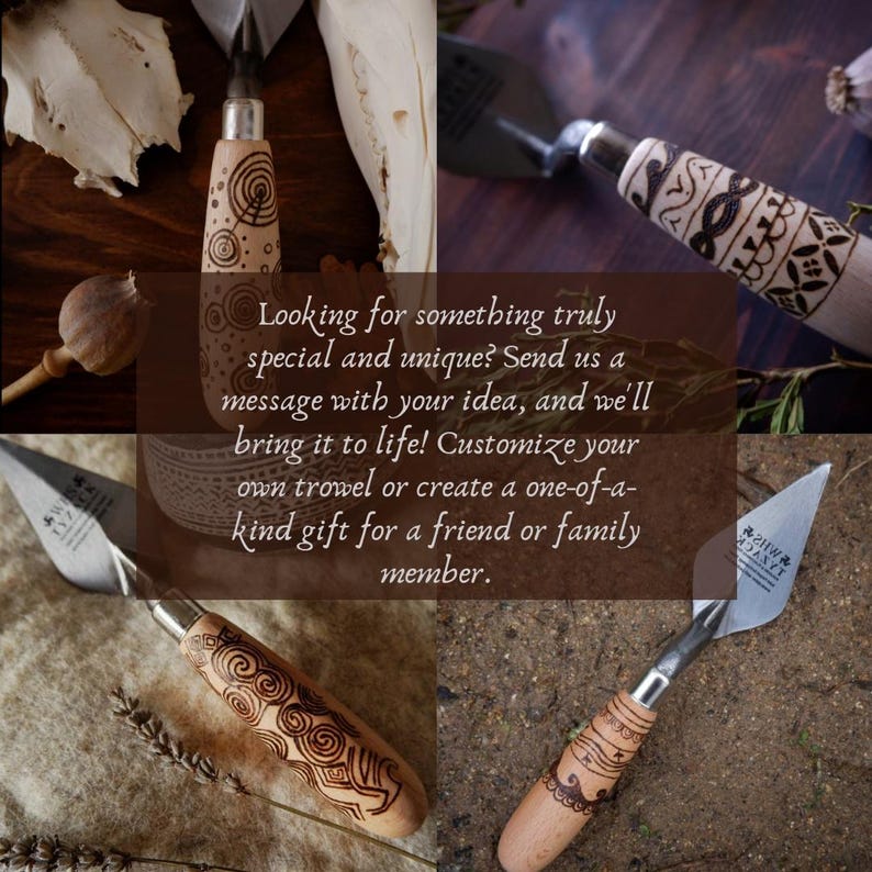 Custom Archeology Trowel - Inspired in Celtiberian Ceramic - Etsy
