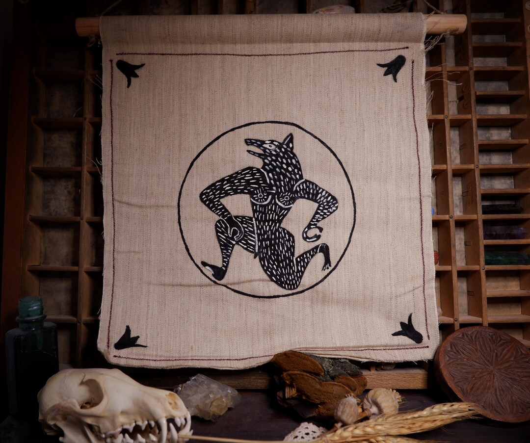 Werewolf - Inspired by Etruscan Pottery - Wall Piece - Etsy