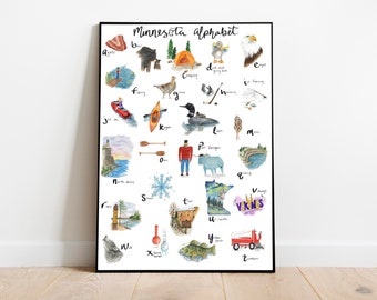 Minnesota Print | Etsy