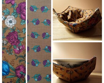 Bowl Microwaveable Hot Pad - Bright Colors - Red - Etsy