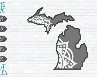 Michigan Mandala Custom Laser Engraved Tumbler - Etsy