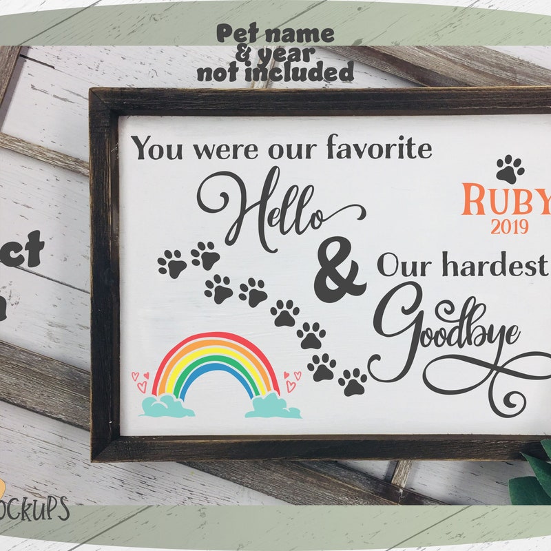 Hardest Goodbye - Etsy