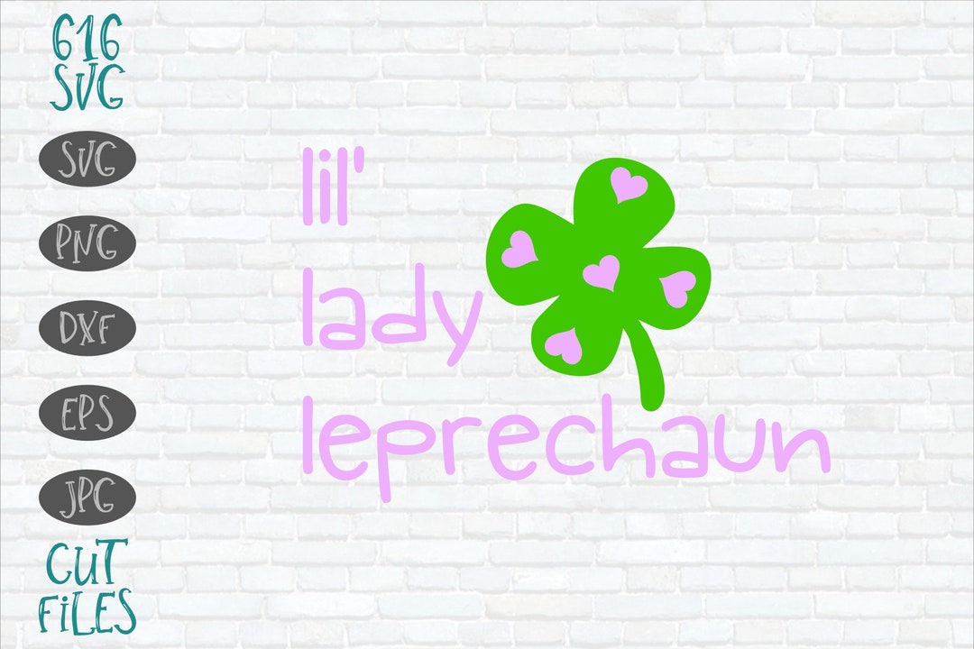 Lil Lady Leprechaun SVG, DXF, PNG - Etsy