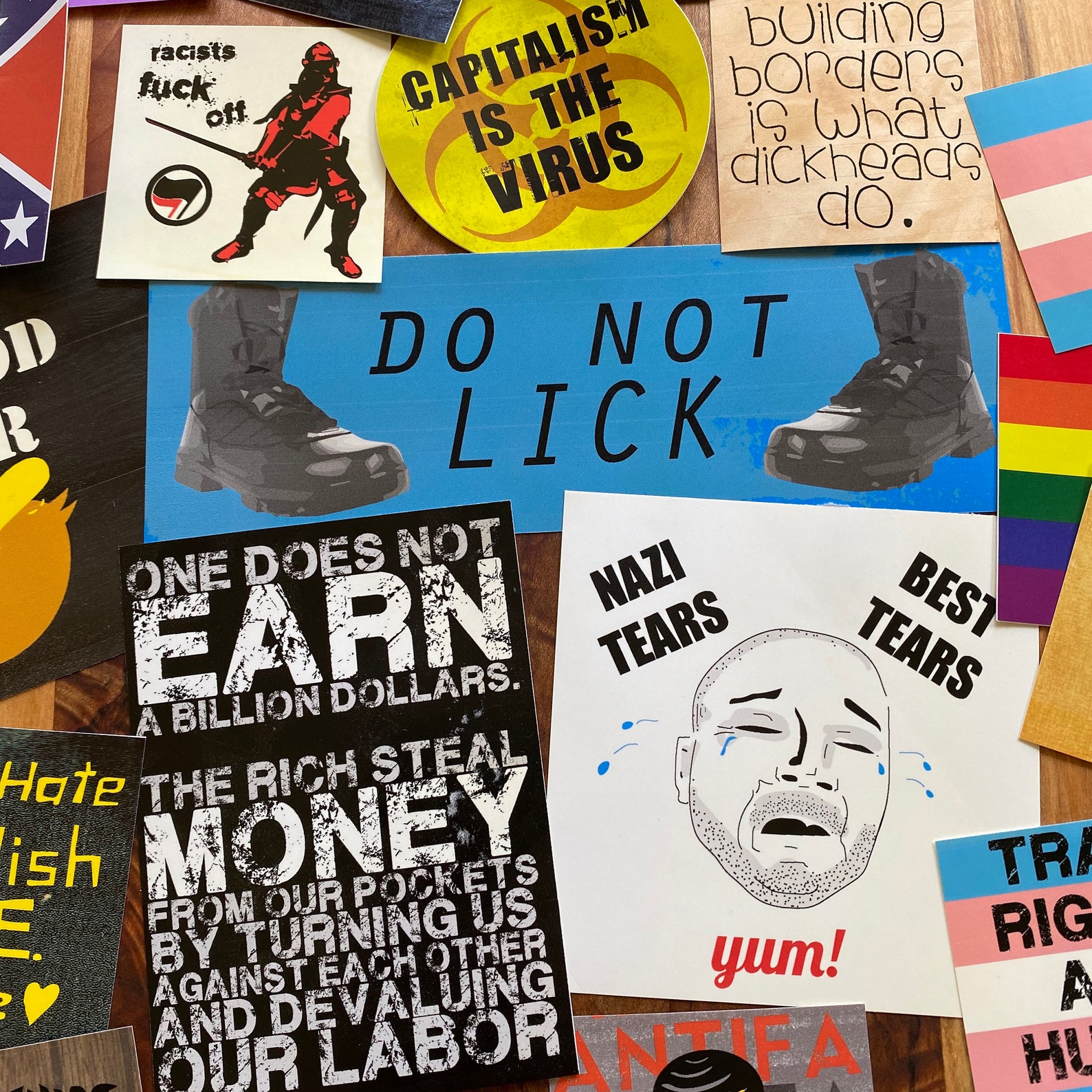 Leftist Stickers VARIETY PACK Proletariat Propaganda - Etsy
