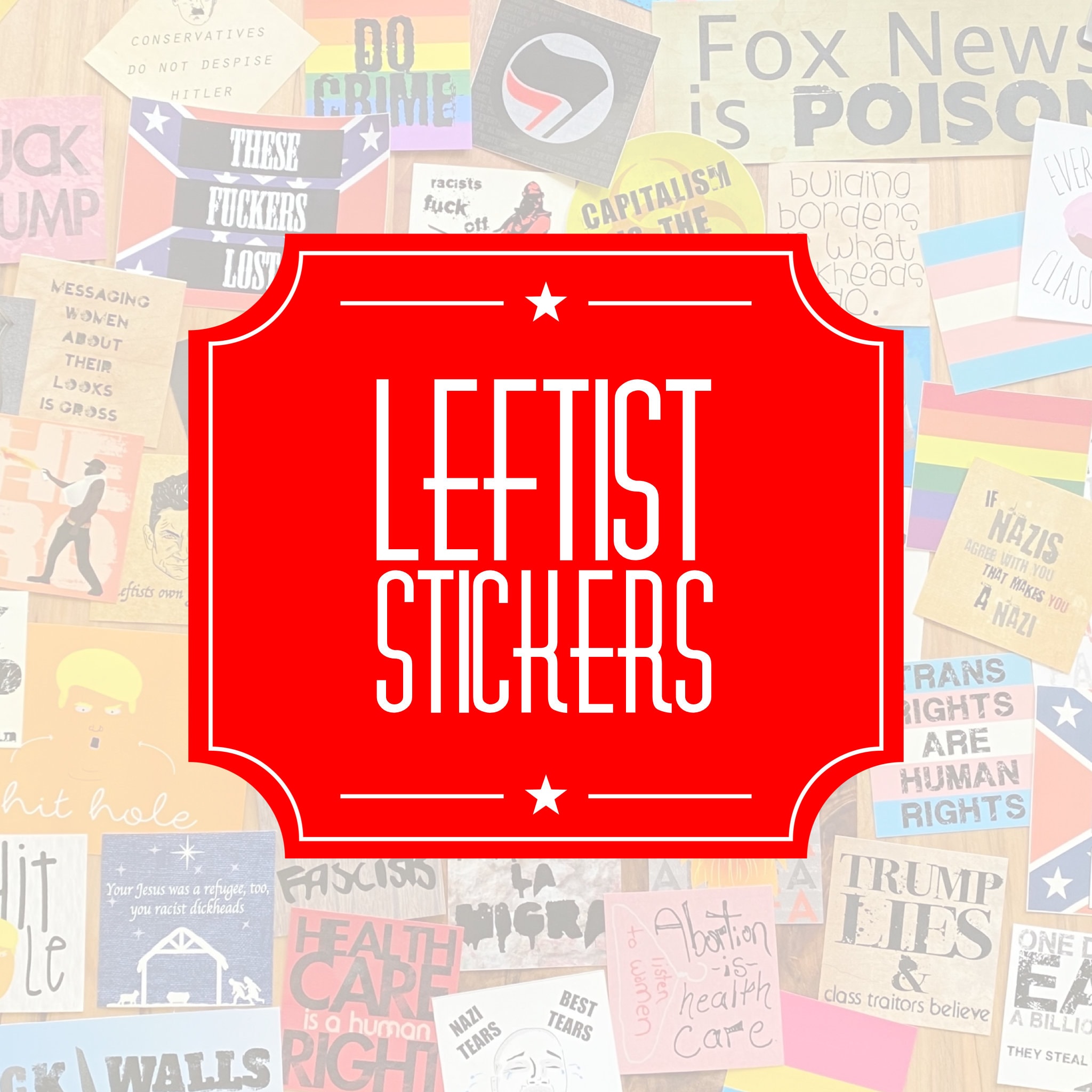 Leftist Stickers VARIETY PACK proletariat propaganda | Etsy