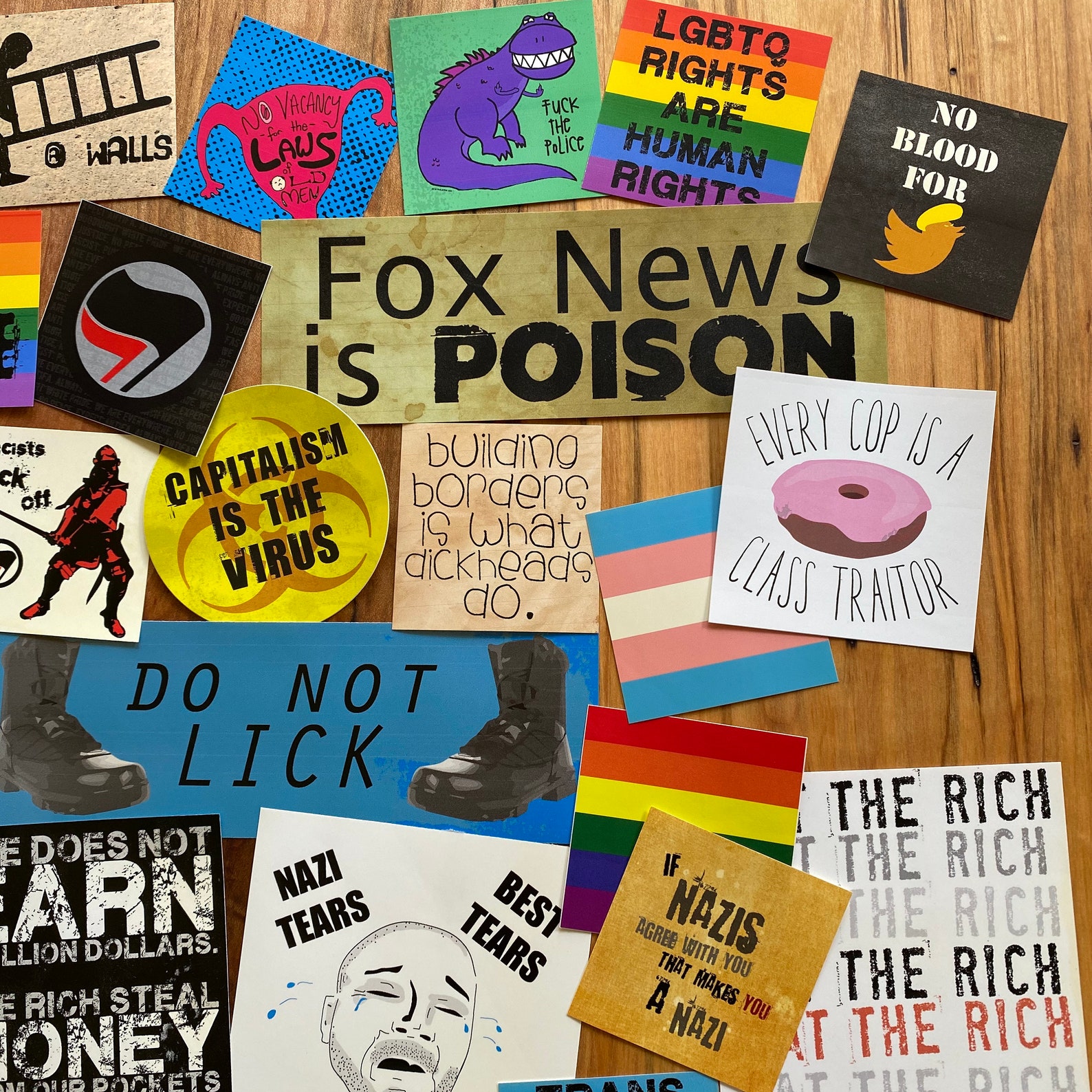 Leftist Stickers VARIETY PACK Proletariat Propaganda - Etsy