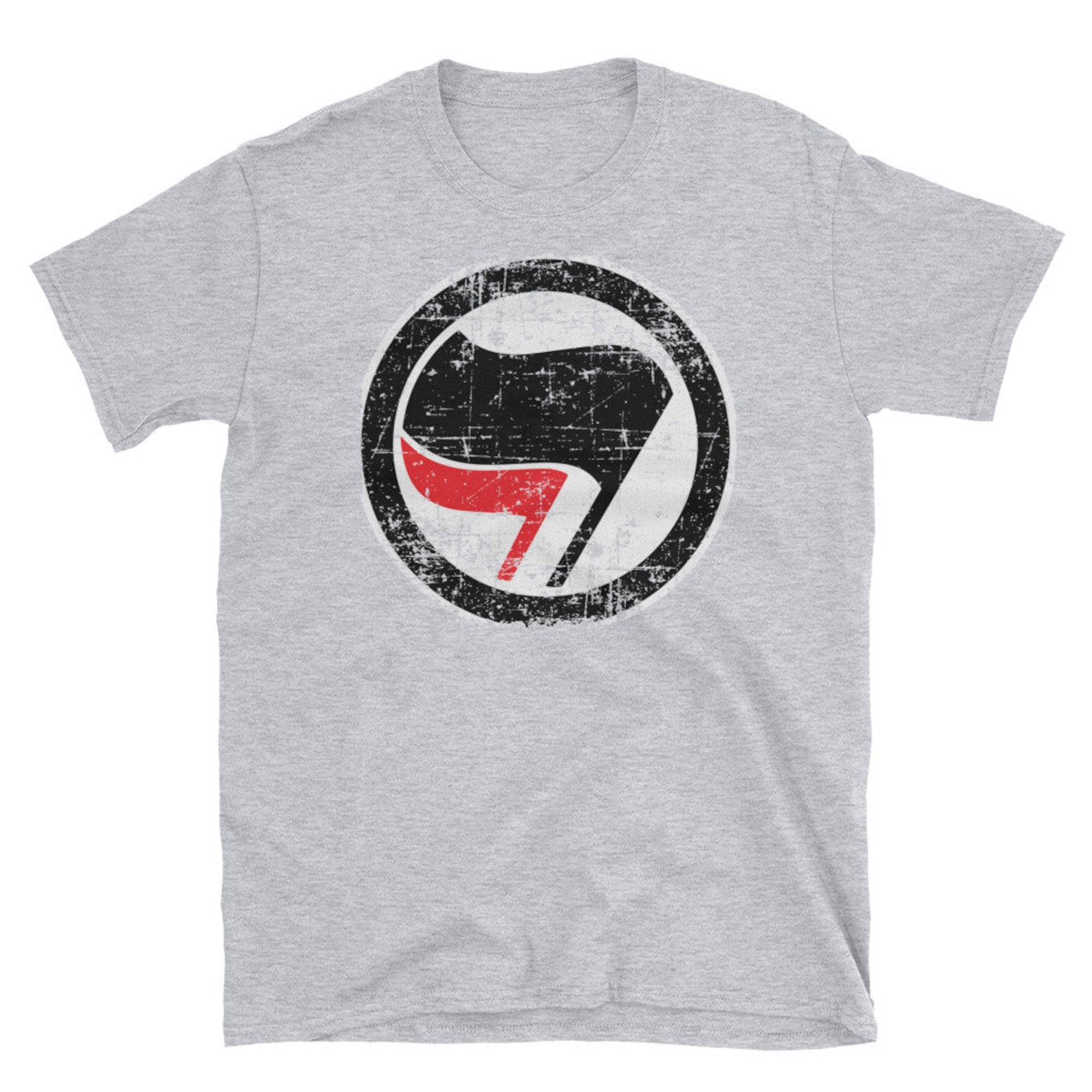 Antifa Red and Black Flag Shirt Ancom Anarcho Communism - Etsy