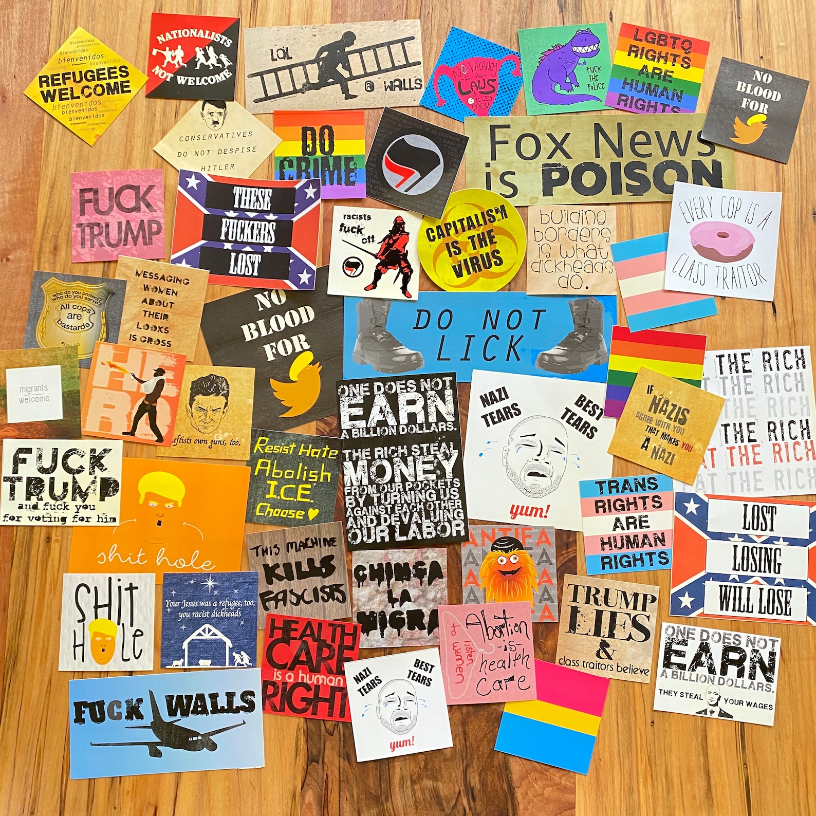 Leftist Stickers VARIETY PACK Proletariat Propaganda - Etsy