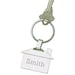 Personalized Silver House Shaped Key Chain Engraved Bridesmaid ...