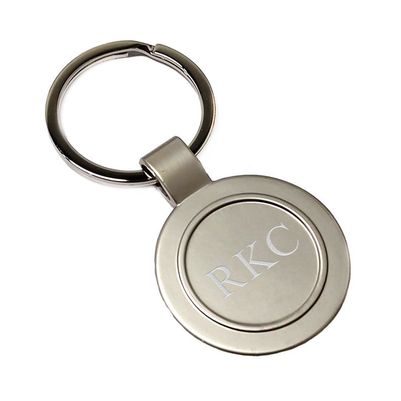 Personalized Round Pewter Horse Head Key Chain Engraved Gift - Etsy