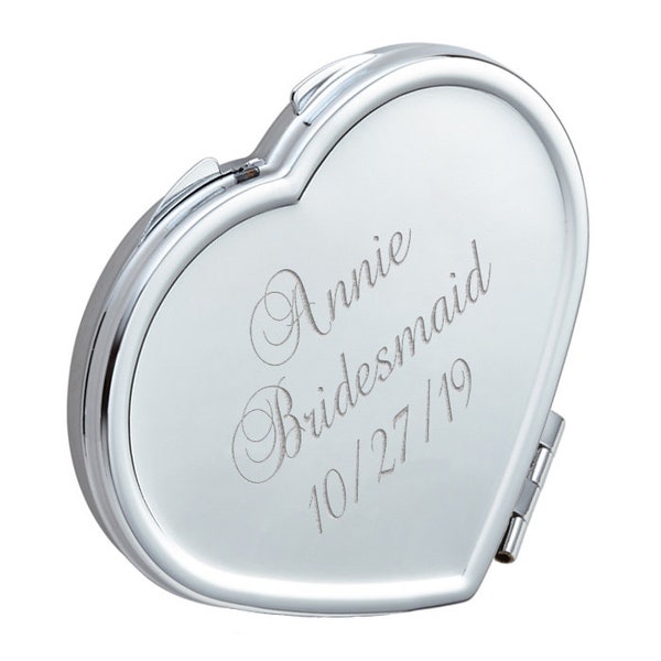 Heart Compact - Etsy