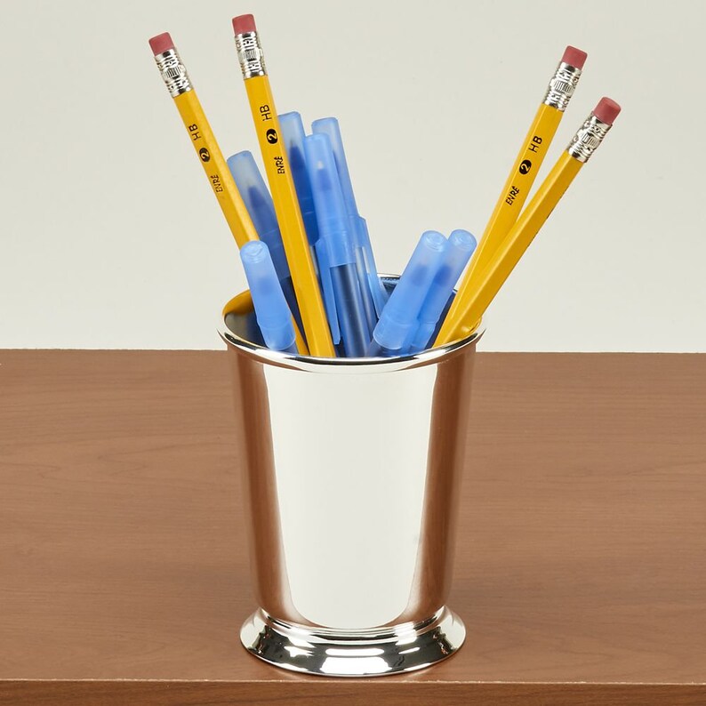 Personalized Polished Silver Mint Julep Cup 11 Ounces Engraved ...