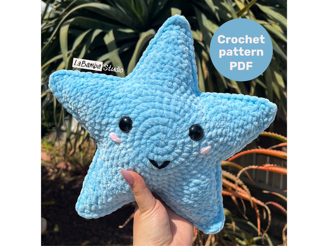 STAR Crochet Pattern - Plushie | PDF | English | Instant DOWNLOAD | - Etsy