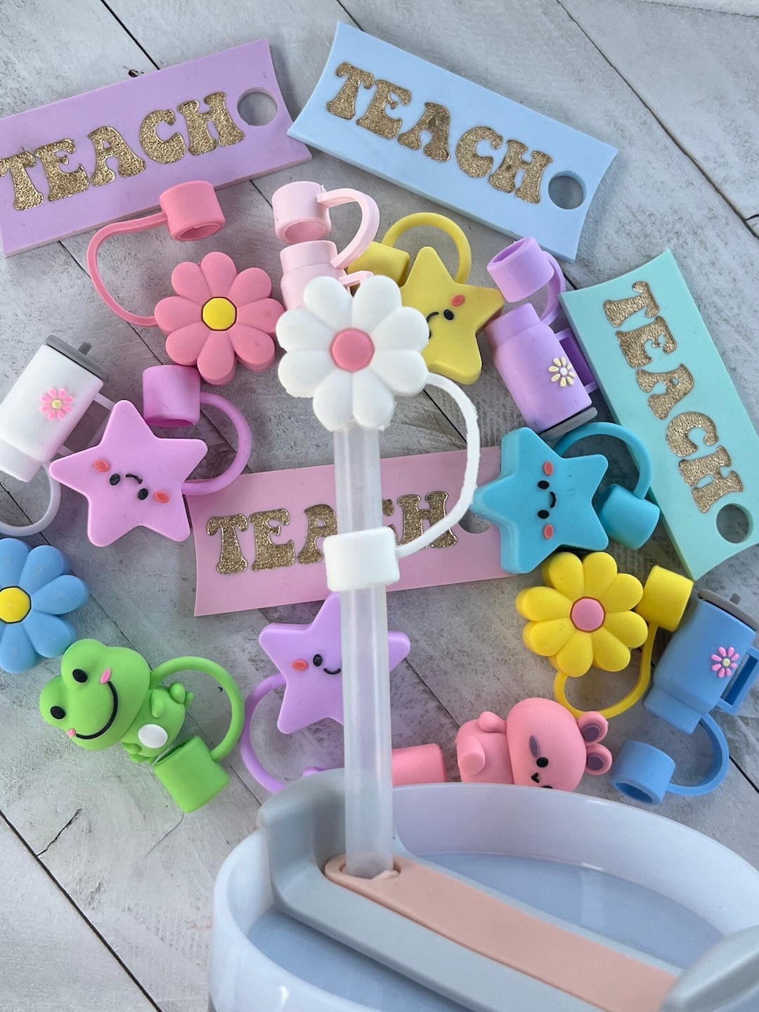 Stanley Accessory Straw Cap Topper Water Bottle Tumbler Cup Drink Cover ...