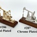 Oilfield Gifts Oil Well Pump Jack Model Gold or Chrome Office ...