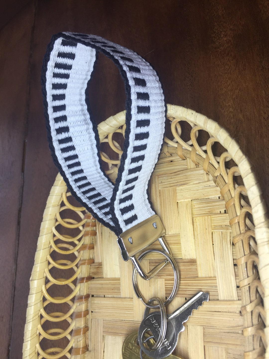 Key Fob Handwoven Inkle Piano - Etsy